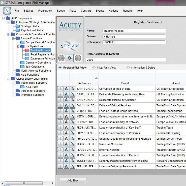 Acuity STREAM Integrated Risk Manager v3.1 | SC Media